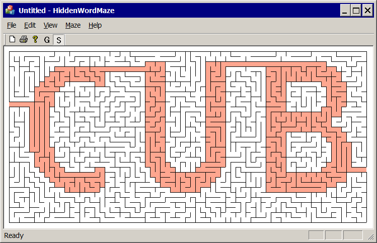 Hidden Word Maze