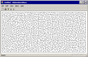Hidden Word Maze